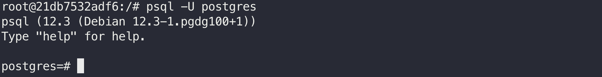 Postgresql And Rdkit Cartridge And Docker